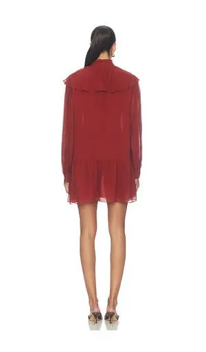 FRAME The Silk Soirã©e Dress In Brick