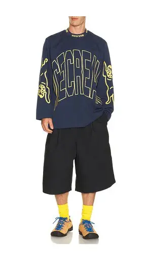 ICECREAM Returner Long Sleeve Tee In Blue