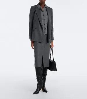 Max Mara Wool-blend Pencil Skirt