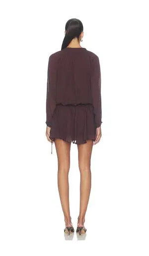 Astr The Label Stacey Dress In Burgundy