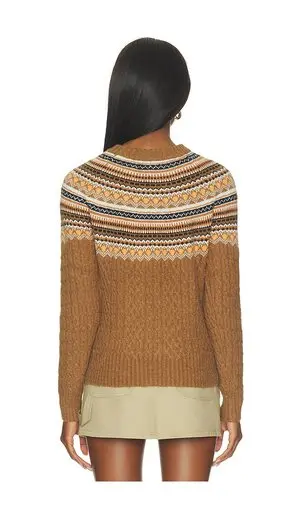 Astr The Label Daria Sweater In Brown