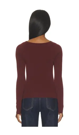 Paige Tulum Top In Burgundy