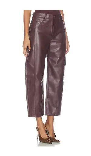PISTOLA Eli High Rise Arched Leg Pant In Brown