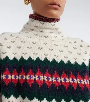 Polo Ralph Lauren Fair Isle Wool, Cotton, And Alpaca Sweater
