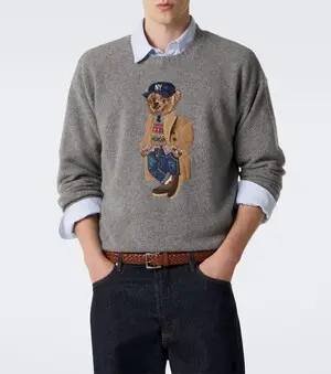 Polo Ralph Lauren Polo Bear Wool And Cashmere Sweater