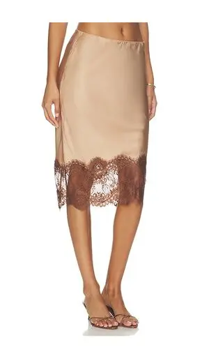 HERSKIND Herbert Skirt In Metallic