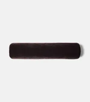ONCE MILANO Velvet Cushion - Brown