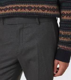 Polo Ralph Lauren Wool-blend Straight Pants