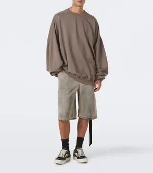 Rick Owens Work Denim Shorts