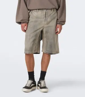 Rick Owens Work Denim Shorts