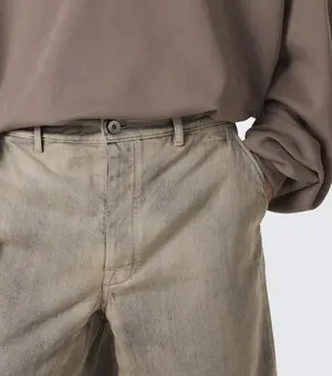 Rick Owens Work Denim Shorts