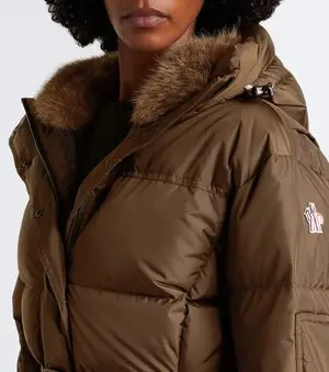 Moncler Salastrains Belted Ski Jacket