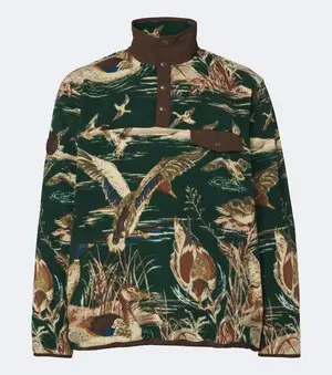 Polo Ralph Lauren Printed Fleece Sweater - Green