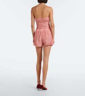 Posse Elise Polka-dot Ruffled Shorts