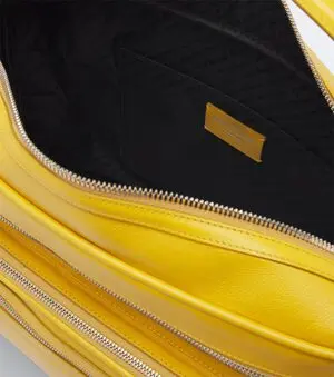 Acne Studios Camero Camera Leather Shoulder Bag - Yellow