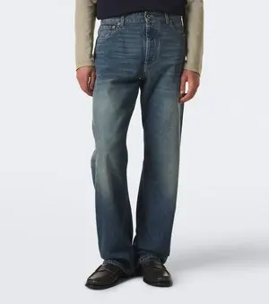 Miu Miu Faded Straight Jeans