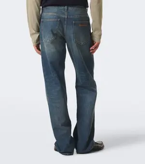 Miu Miu Faded Straight Jeans