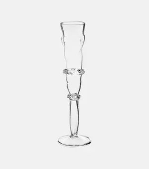 ALEXANDER KIRKEBY Crystal Champagne Flute - Transparent