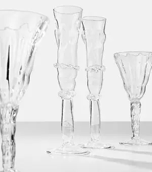 ALEXANDER KIRKEBY Crystal Champagne Flute