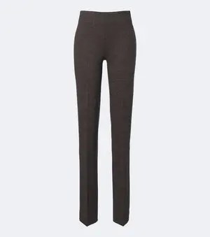 Ralph Lauren Macy Wool Jersey Straight Pants