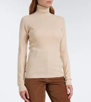 Moncler Ribbed-knit Wool-blend Turtleneck Sweater