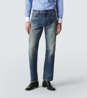 TOM FORD Faded Straight Jeans