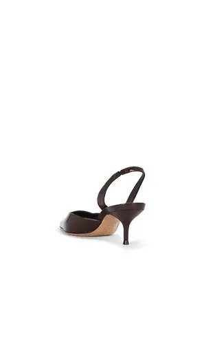 Schutz Paola Mid Slingback Pump In Brown - Root Brown