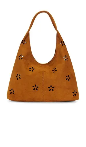 8 Other Reasons Suede Slouchy Hobo Shoulder Bag In Pink