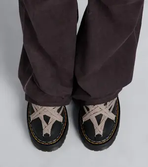 Rick Owens X Dr. Martens Leather Mules