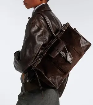 Prada Bonnie Large Corduroy Shoulder Bag