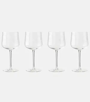 SERAX Midnight Flowers Mirtillo Tea Set Of 4 Wine Glasses Marni - Transparent