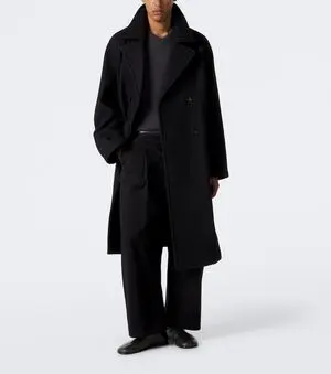 LEMAIRE Double-breasted Wool And Alpaca Coat