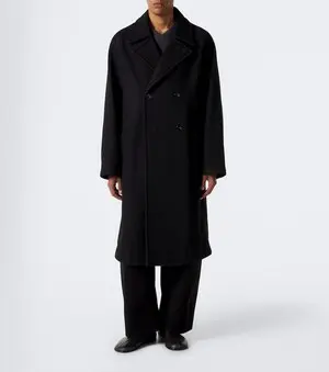 LEMAIRE Double-breasted Wool And Alpaca Coat