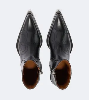 Acne Studios Leather Cowboy Boots