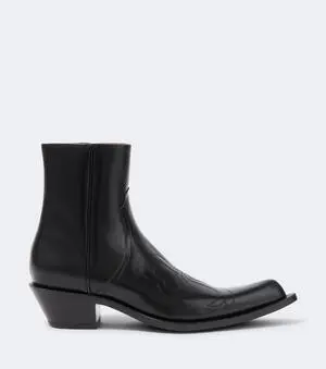 Acne Studios Leather Cowboy Boots