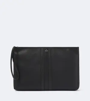 Gucci Medium Leather Pouch - Black