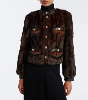Rixo Jina Cropped Jacket