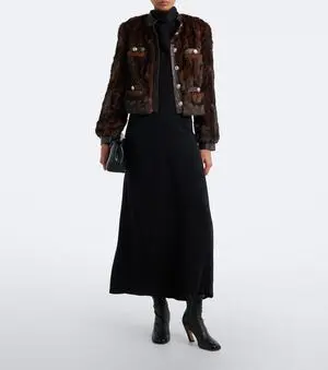 Rixo Jina Cropped Jacket