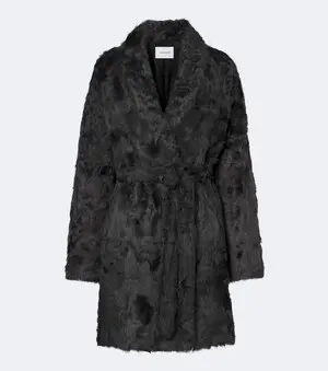 YVES SALOMON Shearling Wrap Coat