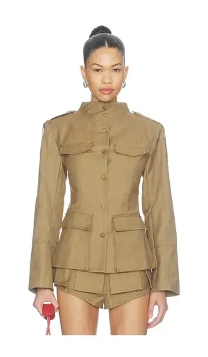 Lioness Allure Jacket In Brown