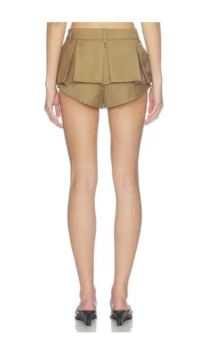 Lioness Allure Mini Skort In Brown