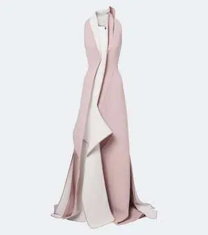 Maticevski Allude Asymmetric Draped Jersey Gown