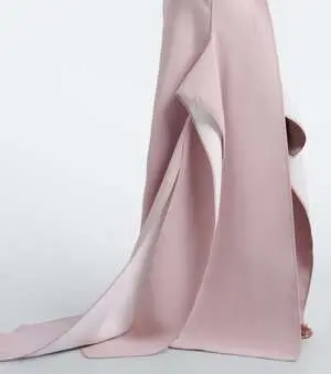 Maticevski Allude Asymmetric Draped Jersey Gown