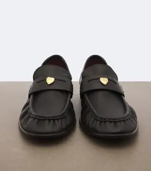 Chloé Letti Leather Penny Loafers