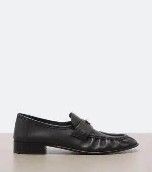 Chloé Letti Leather Penny Loafers
