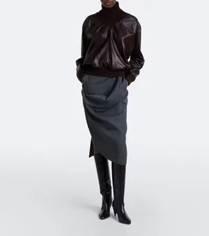 Victoria Beckham Maverick Leather Knee-high Boots