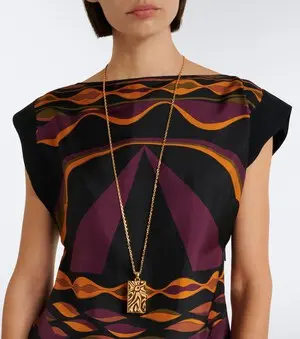 Emilio Pucci Marmo Pendant Necklace