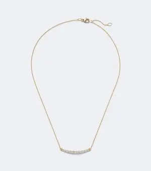 David Yurman Petite Pavé 18kt Necklace With Diamonds - Gold