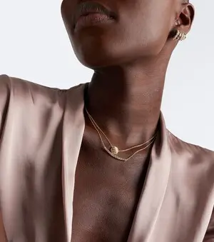 David Yurman Petite Pavé 18kt Necklace With Diamonds