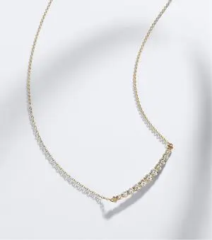 David Yurman Petite Pavé 18kt Necklace With Diamonds
